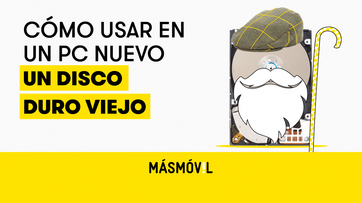 Cómo usar un viejo disco duro en un PC o portátil moderno | MASMOVIL
