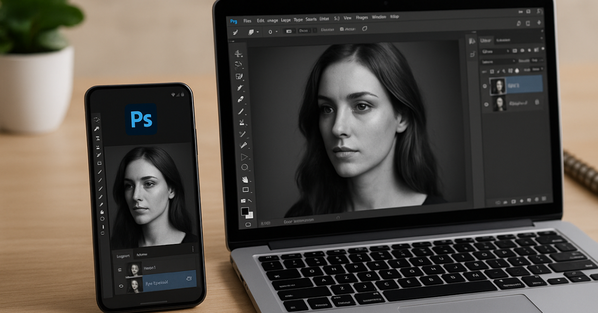 Adobe Photoshop para Android vs Photoshop para PC | MASMOVIL
